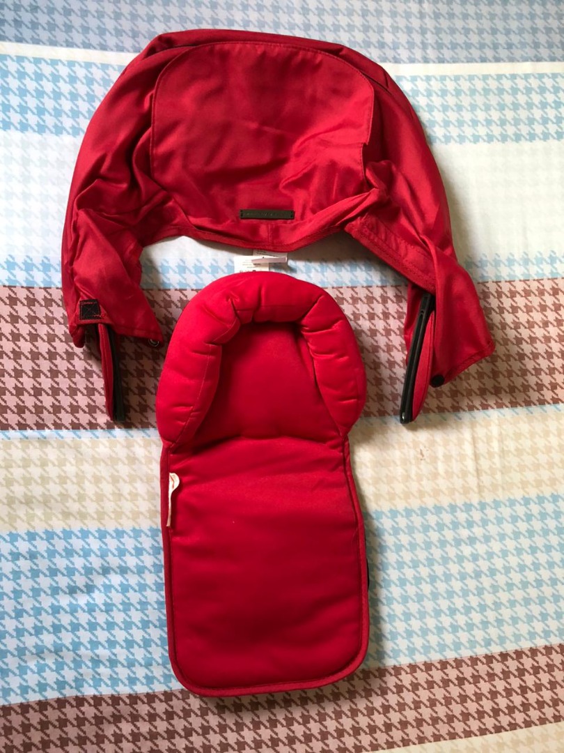 stroller baby bayi Oyster Colour pack seat liner baby canopy stroller ...