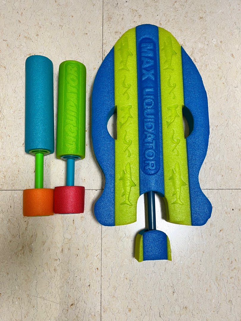 swimming board With water gun and two water guns, Hobbies & Toys, Toys ...