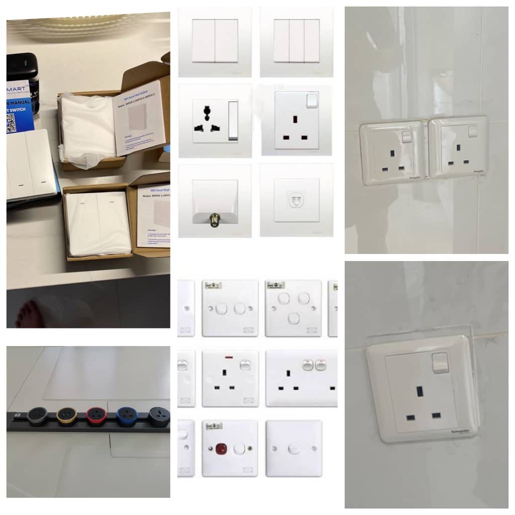 Electrical Installation Switch socket replacement for ceiling light fan ...