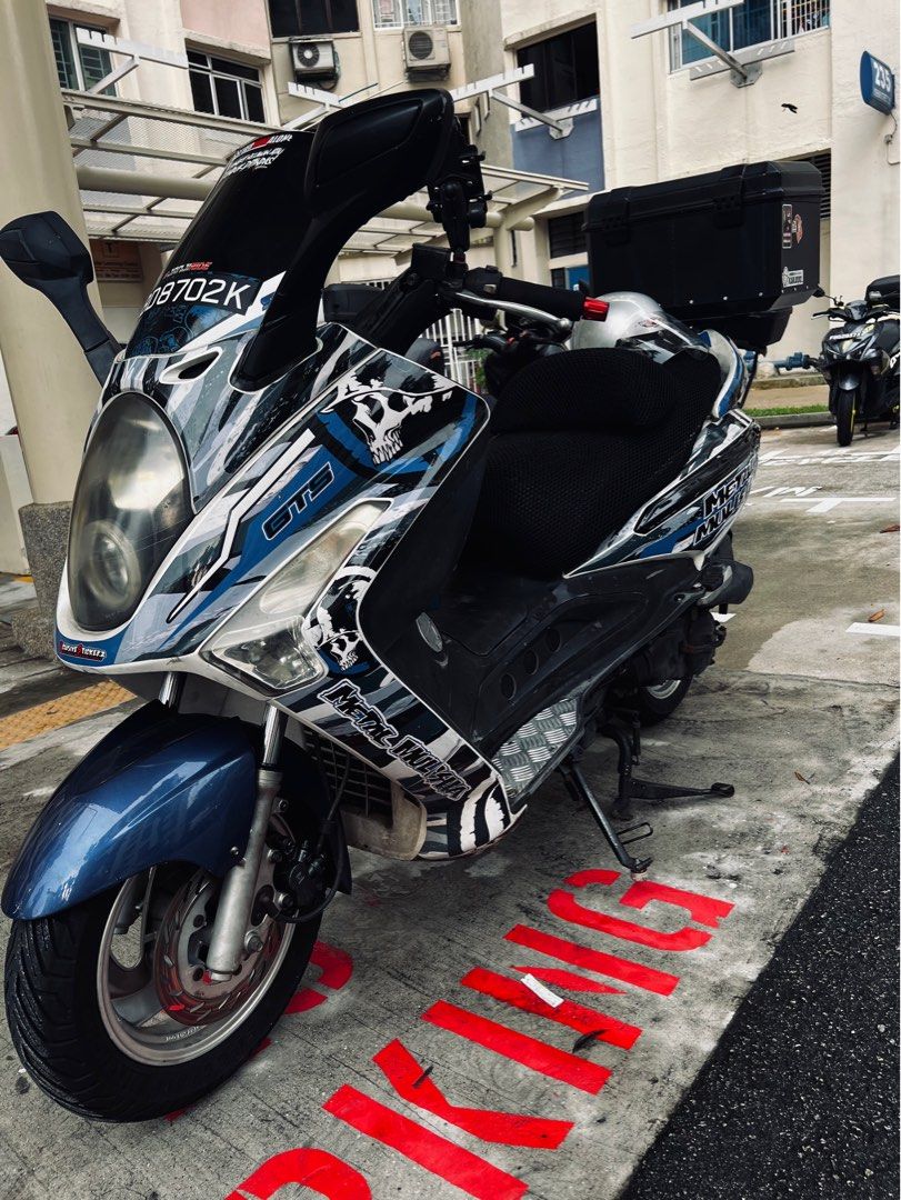 SYM GTS 200, Motorcycles, Motorcycles for Sale, Class 2B on Carousell