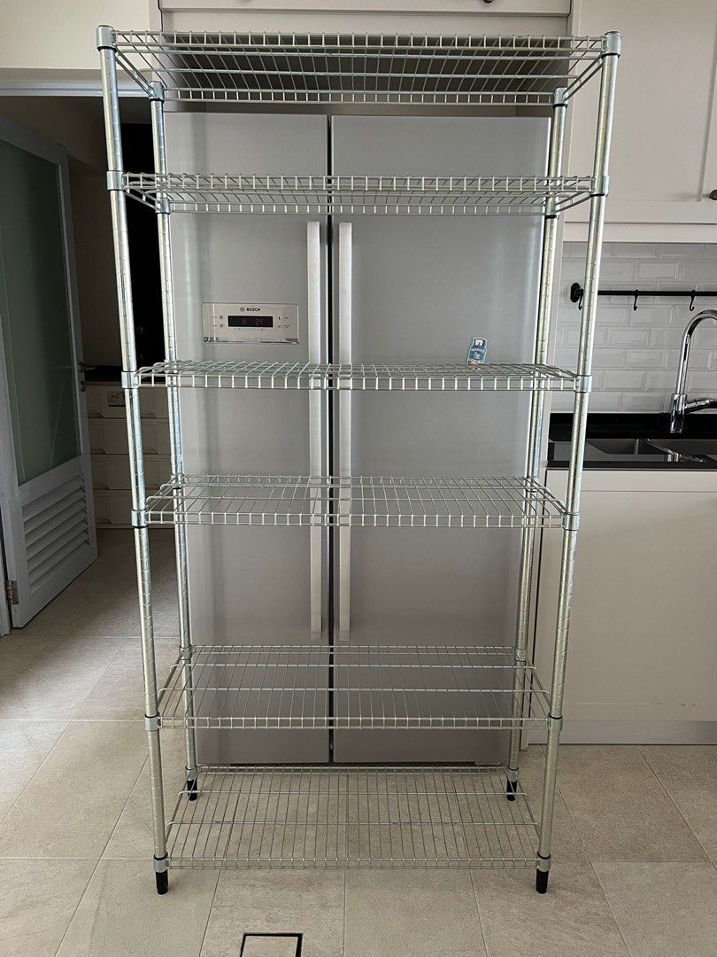 Tall storage rack, Furniture & Home Living, Furniture, Shelves ...