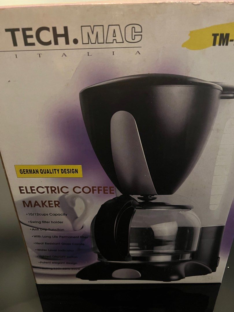 Tech. Mac Coffee Maker TM2000 (BNIB with free delivery), TV & Home ...