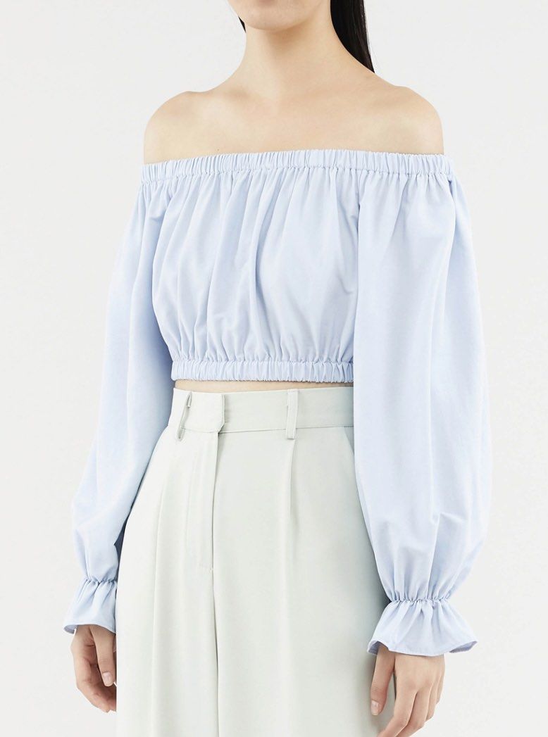 Powder Blue Womens Tops