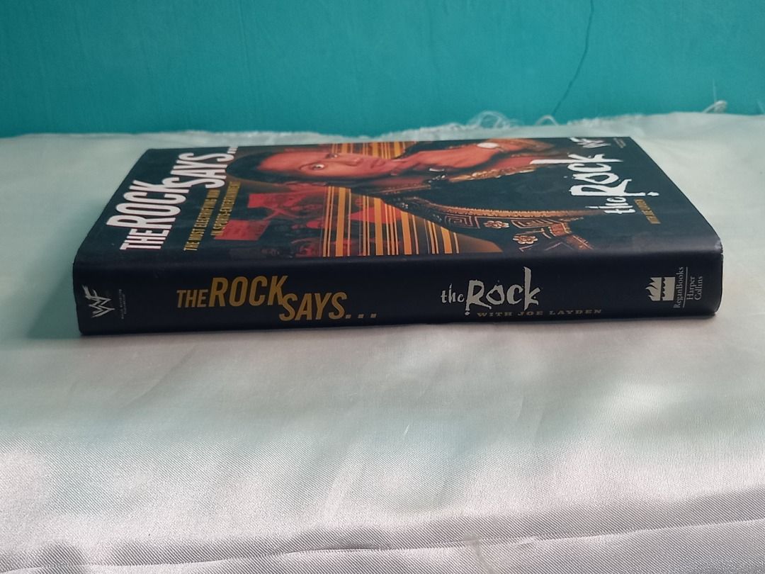 The Rock Says... The Rock with Joe Layden Book by WWF Hardcover ...