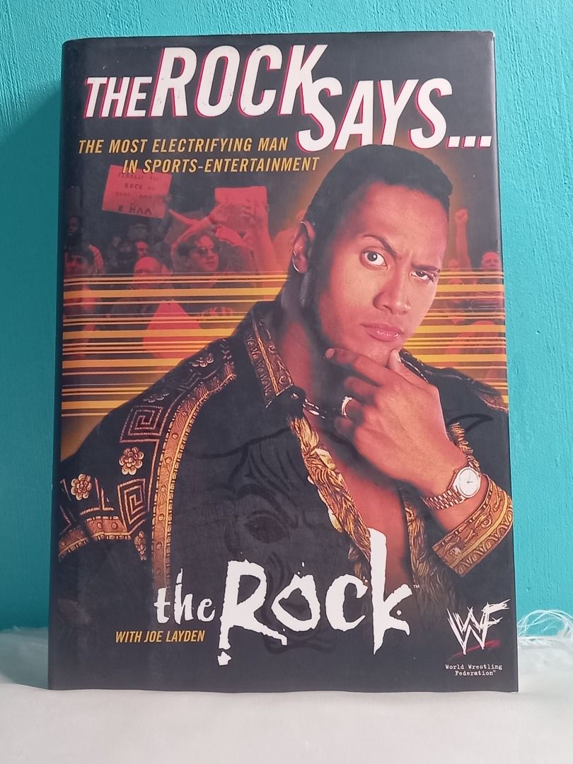 The Rock Says... The Rock with Joe Layden Book by WWF Hardcover ...