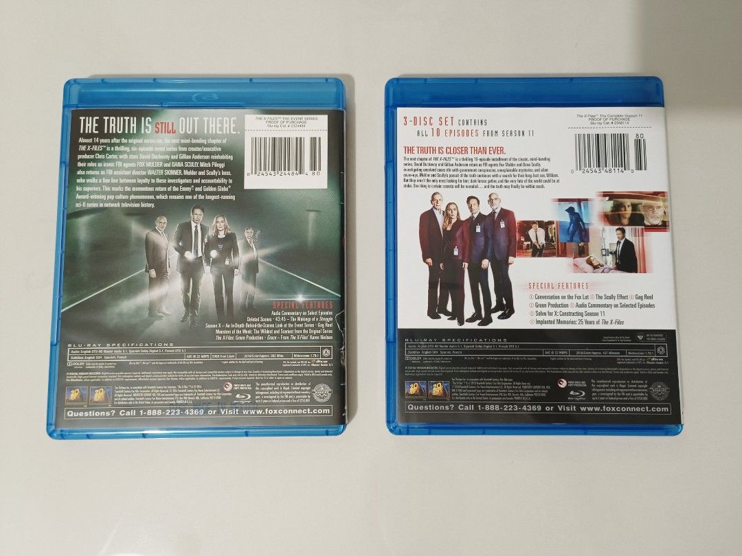 The X-files Event series & Season 11 Blu-ray RARE, Hobbies & Toys ...