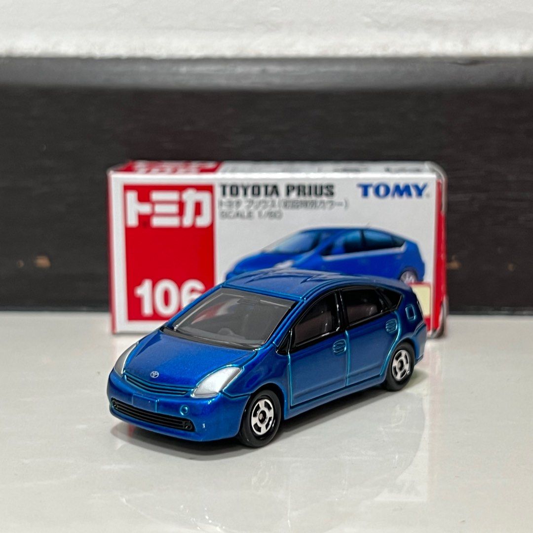 Tomica #106 Toyota Prius with New sticker (Blue), Hobbies & Toys, Toys ...