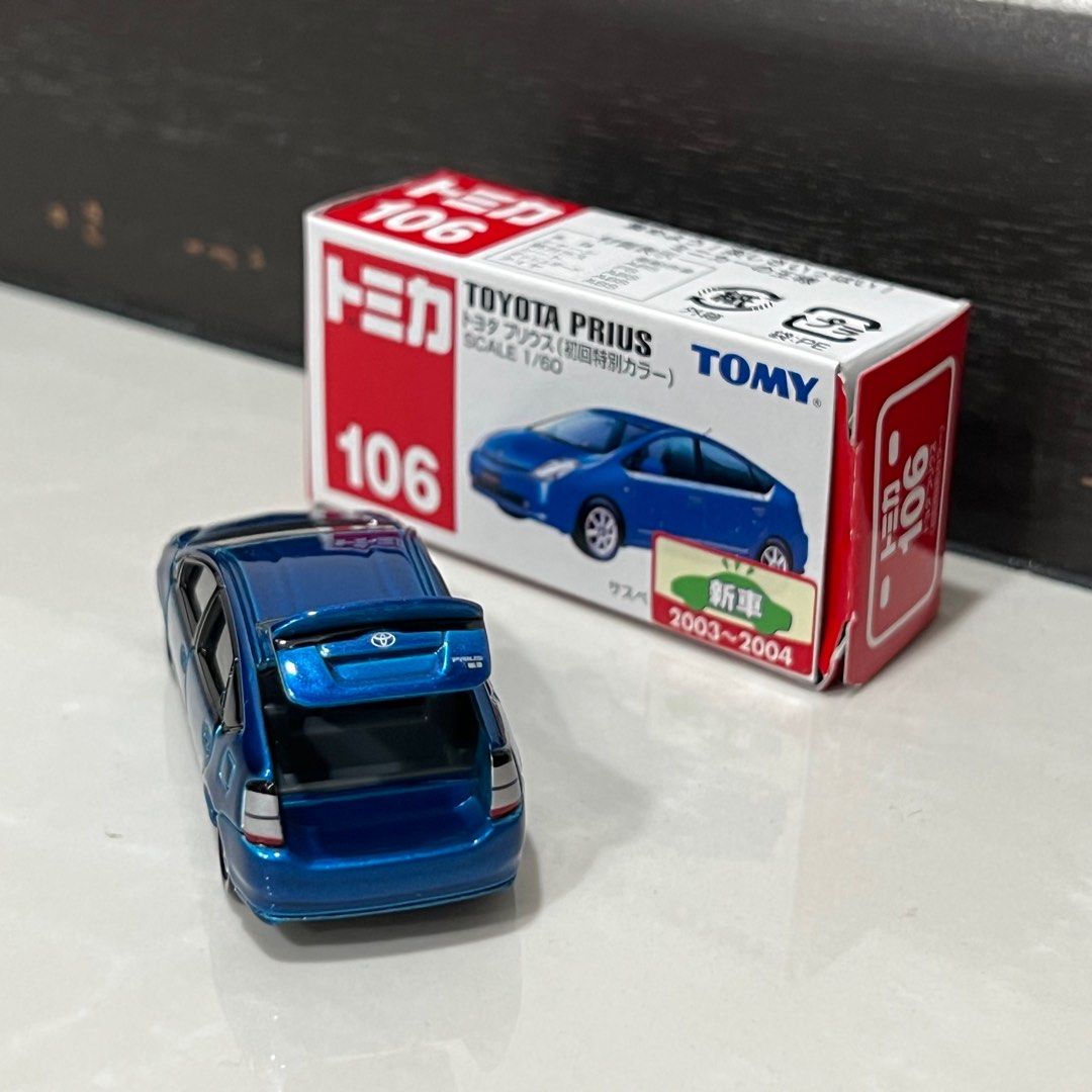 Tomica #106 Toyota Prius with New sticker (Blue), Hobbies & Toys, Toys ...