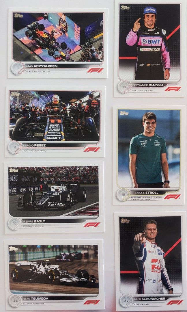 Topps F1 Flagship cards 2022, 興趣及遊戲, 玩具 & 遊戲類 - Carousell
