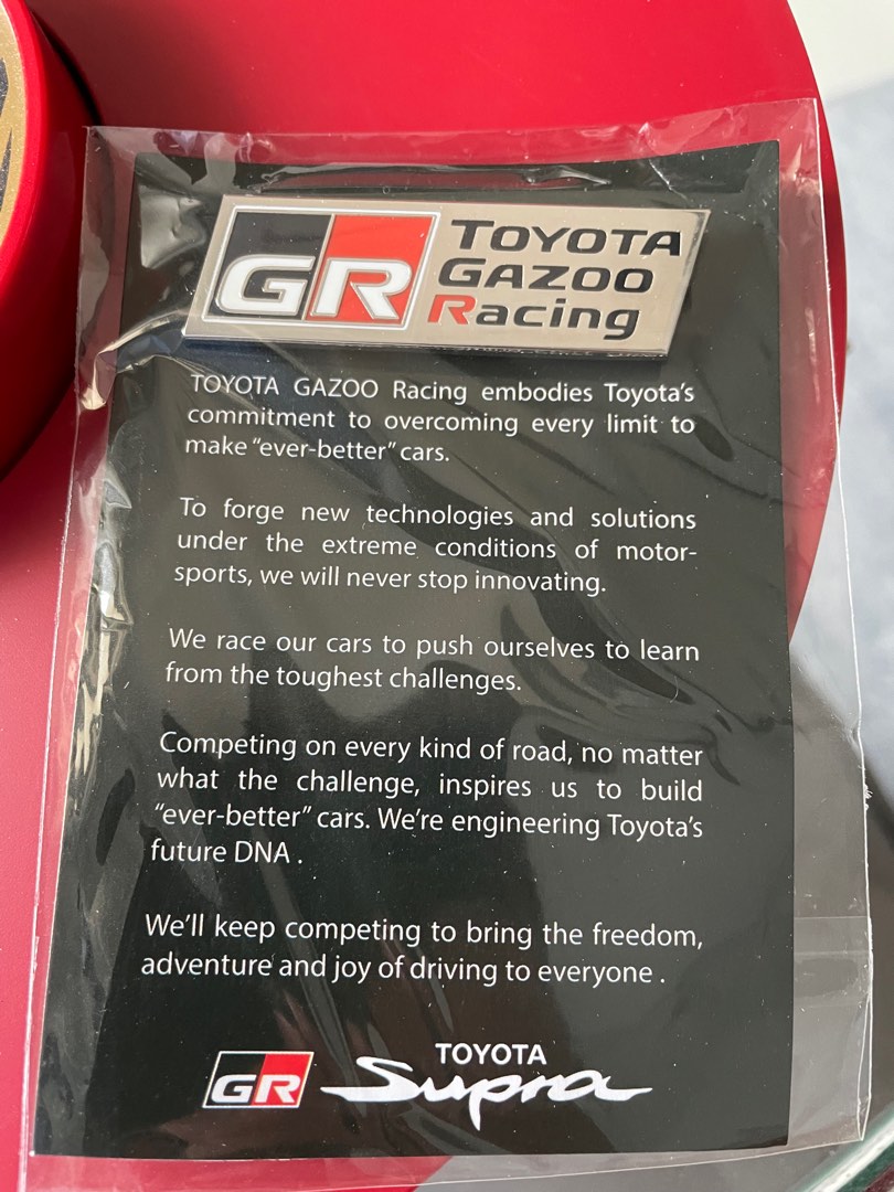 Toyota Gazoo Racing Badge, Car Accessories, Accessories on Carousell