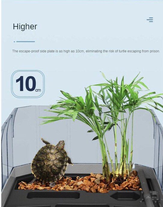 Turtle Tank (White, Super Large), Pet Supplies, Homes & Other Pet ...