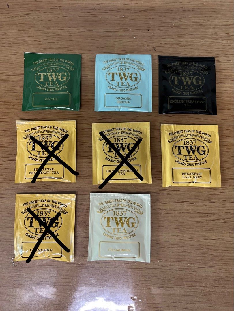 TWG Tea Bags, Food & Drinks, Beverages on Carousell