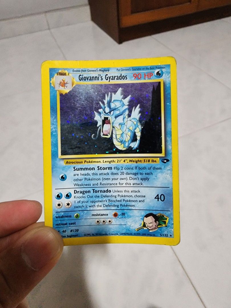 Tyranitar and Giovanni's Gyarados, Hobbies & Toys, Toys & Games on ...