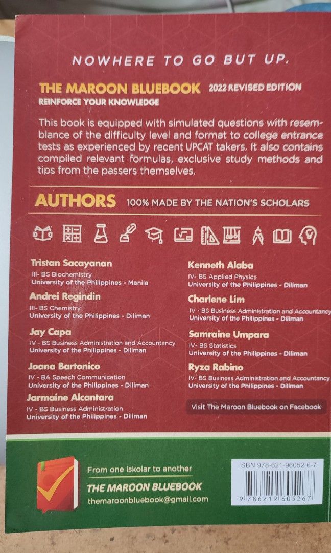 UPCAT UP Entrance Exam Reviewer 50%off, Hobbies & Toys, Books ...