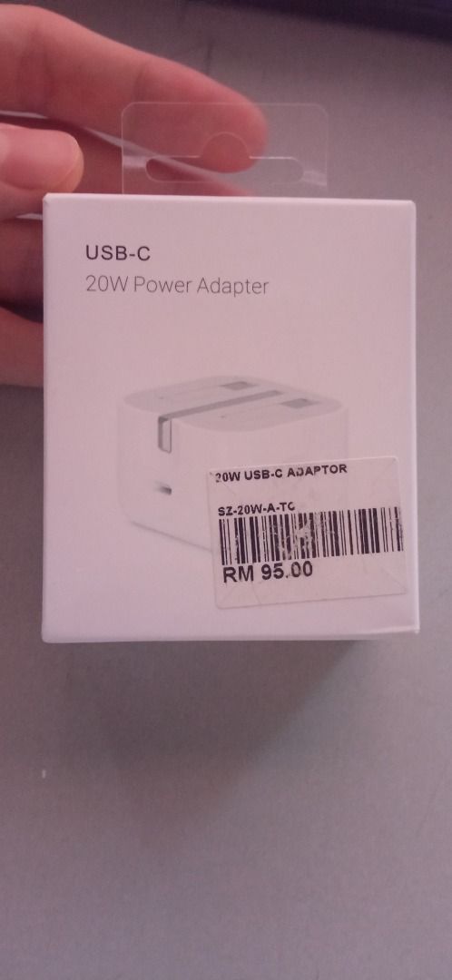 Usb-c 20w power adapter, Mobile Phones & Gadgets, Mobile & Gadget ...