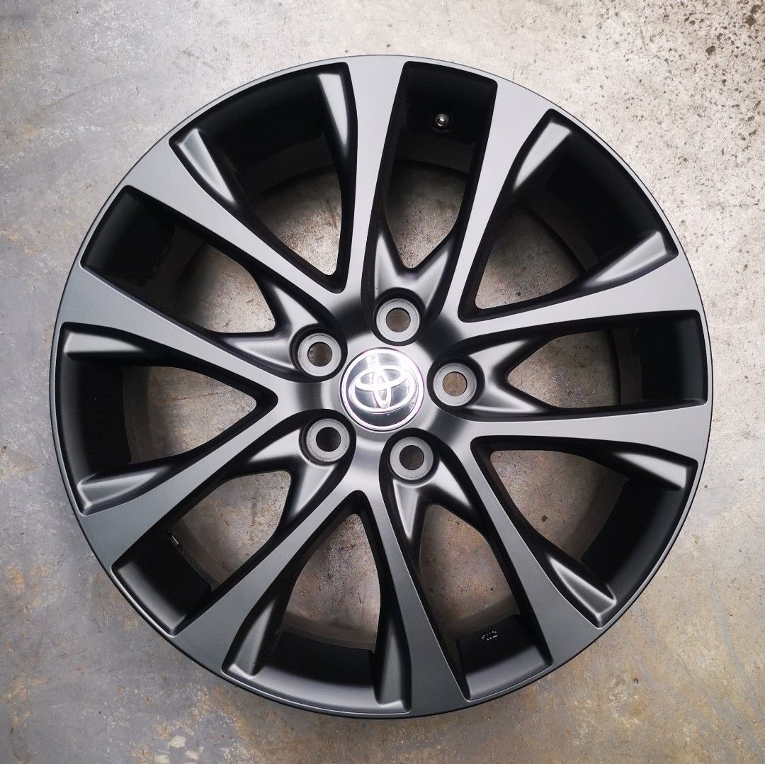Used 18" Original Toyota Rims, Car Accessories, Tyres & Rims on Carousell