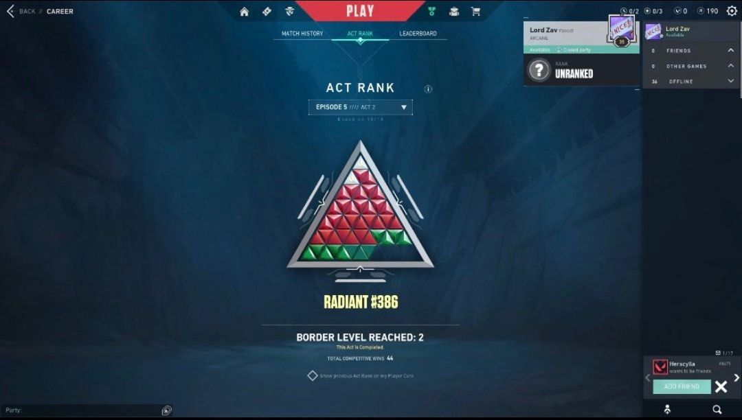 valorant radiant high elo account, Video Gaming, Video Games, Others on ...