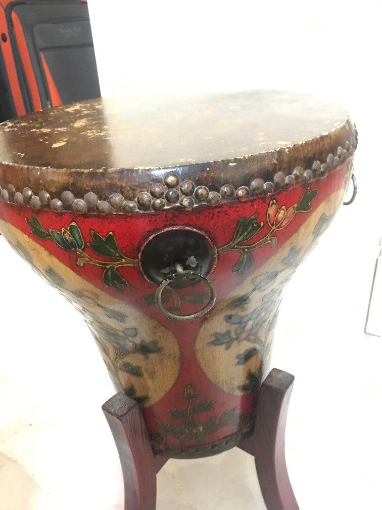 Vintage Chinese Drum / Tanggu / coffee table, Hobbies & Toys ...