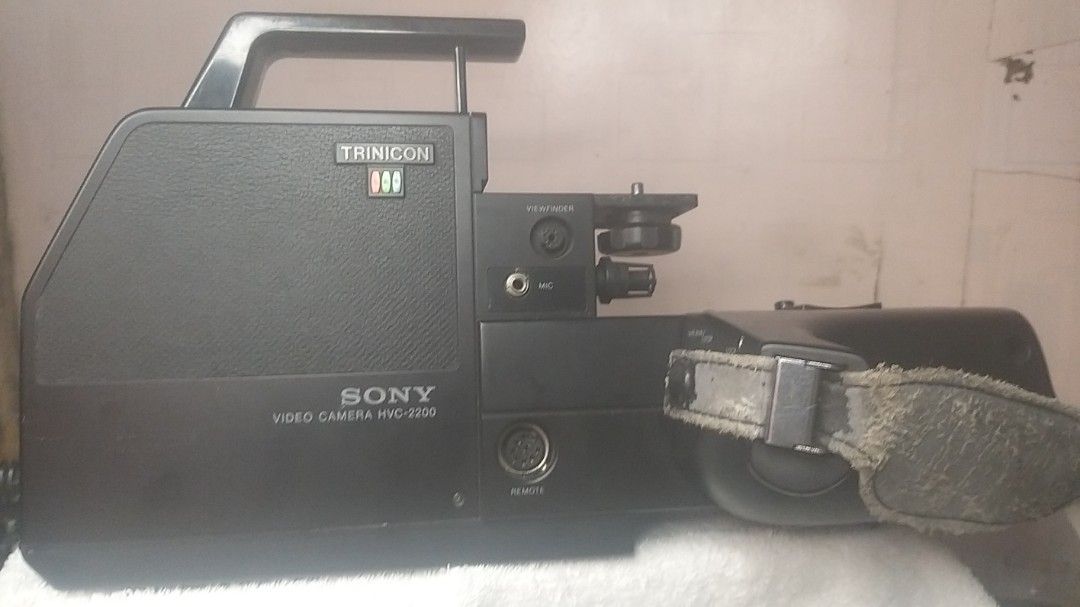 VINTAGE SONY TRINICON HVC-3000P (BETAMAX VIDEO CAMERA, Photography ...