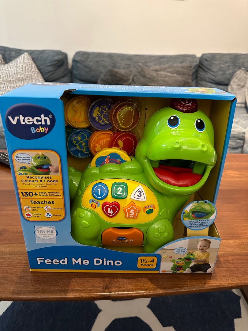 Vtech Feed Me Dino, Hobbies & Toys, Toys & Games on Carousell