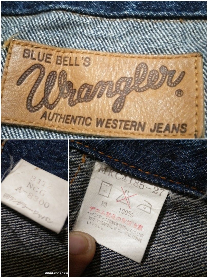 VTG.WRANGLER BLUE BELL DENIM TRUCKER JACKET on Carousell
