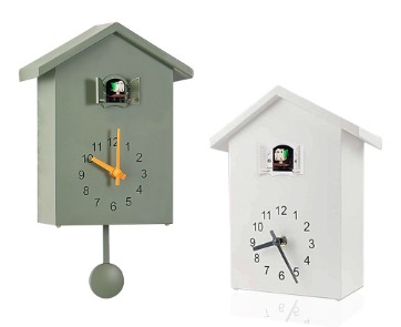 Wall Cuckoo Clock Birdhouse Clock Minimalist Modern Design NT1156 ...