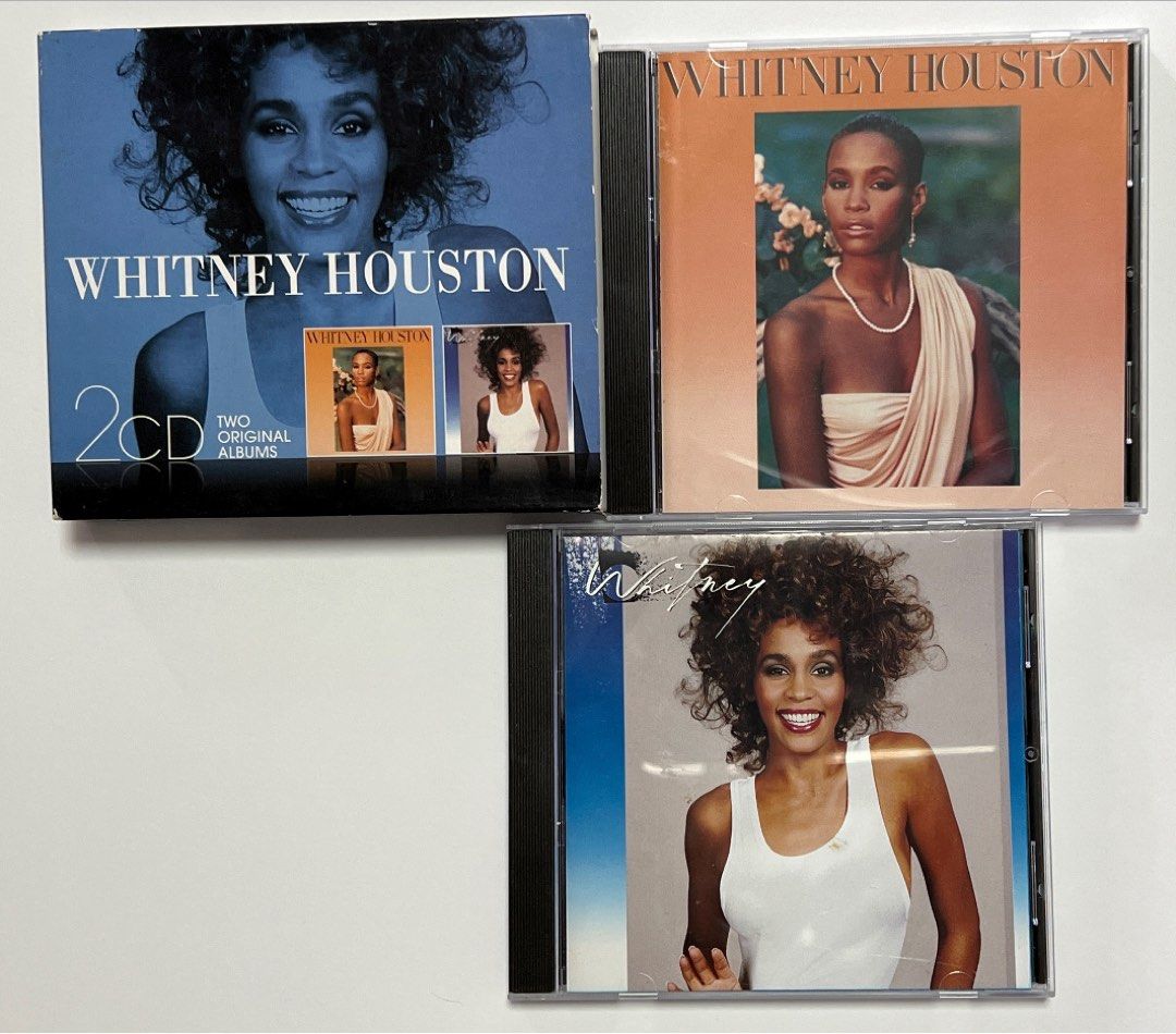 Whitney Houston 2CD TWO ORIGINAL ALBUMS, Hobbies & Toys, Music & Media ...