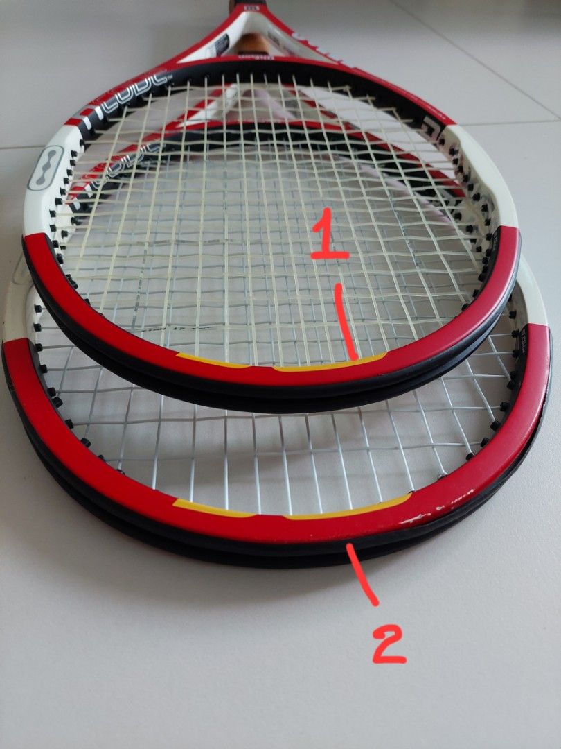 Wilson Prostaff Ncode 6.1 90 Tour tennis racquet racket, Sports ...