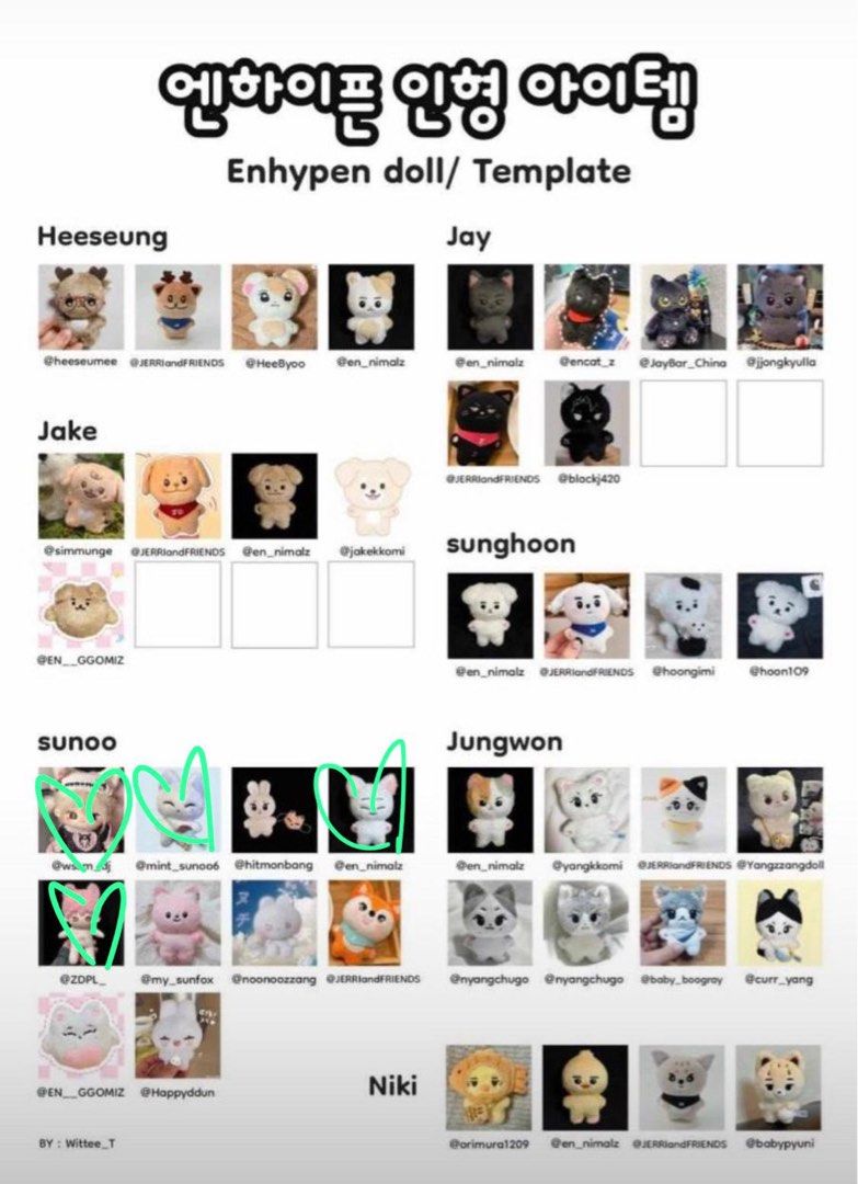 Wtb enhypen sunoo dolls, Hobbies & Toys, Memorabilia & Collectibles, K ...