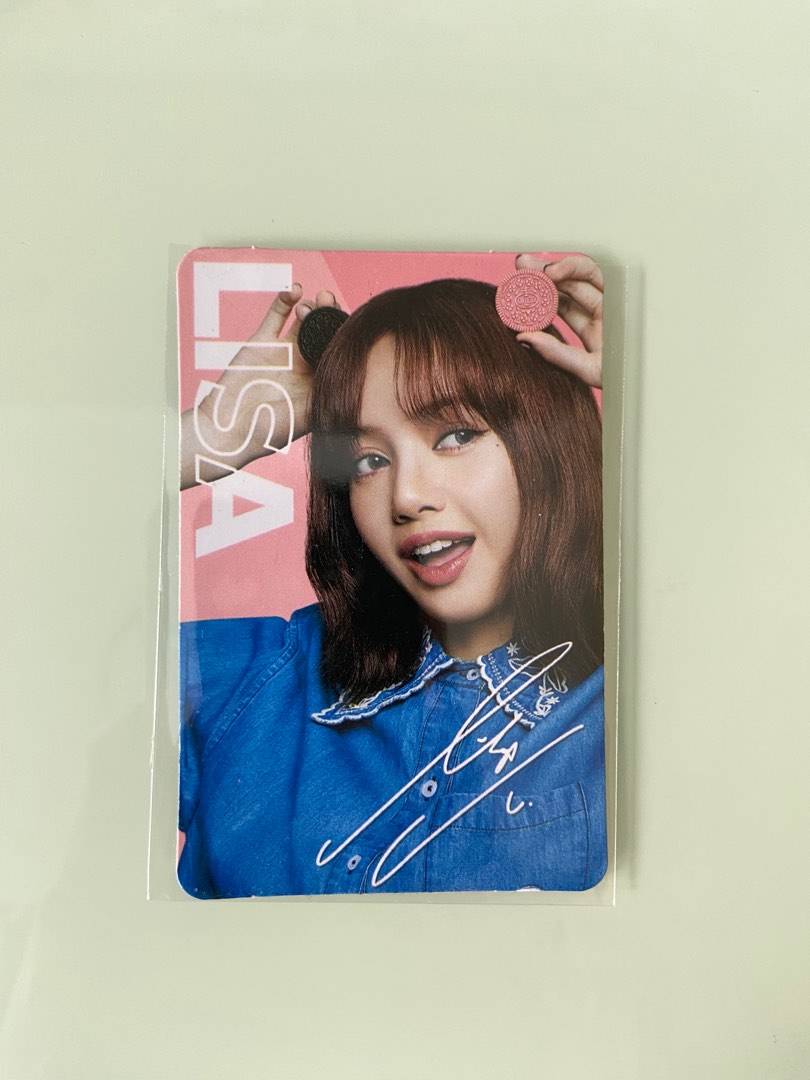 wts blackpink Lisa Oreo pc, Hobbies & Toys, Memorabilia & Collectibles ...