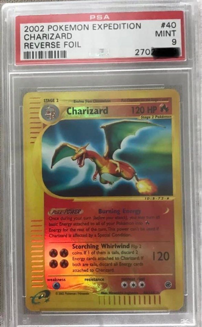 WTS Charizard Slab, Hobbies & Toys, Memorabilia & Collectibles, Vintage ...