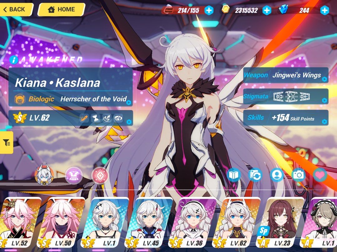 WTS Honkai Impact 3 HI3 Houkai Mid-Late Game Account Level 77, Video ...
