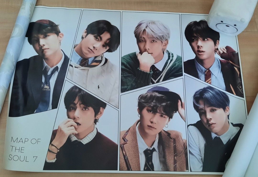 [wts] Official BTS posters Rm Jin Suga J-hope Jimin V Jungkook, Hobbies ...