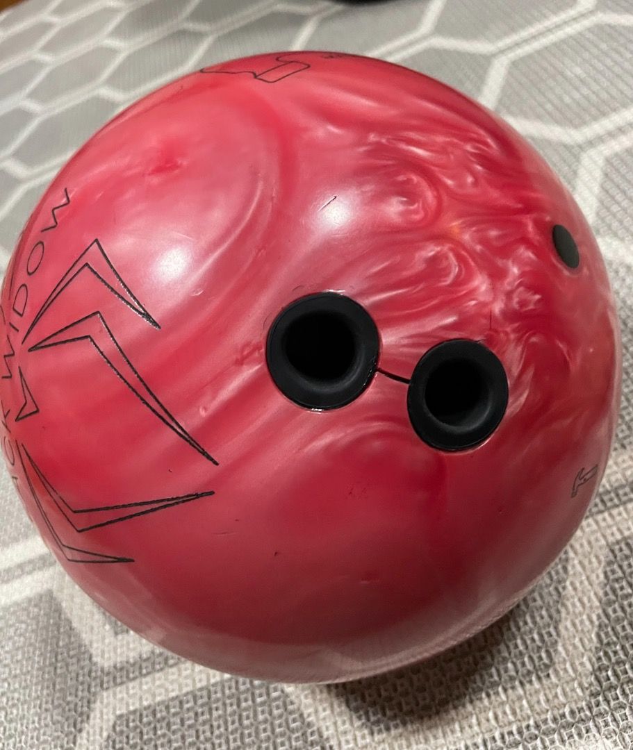 Steal 14lb Hammer Black Widow Pink Reactive Bowling Ball, Sports ...