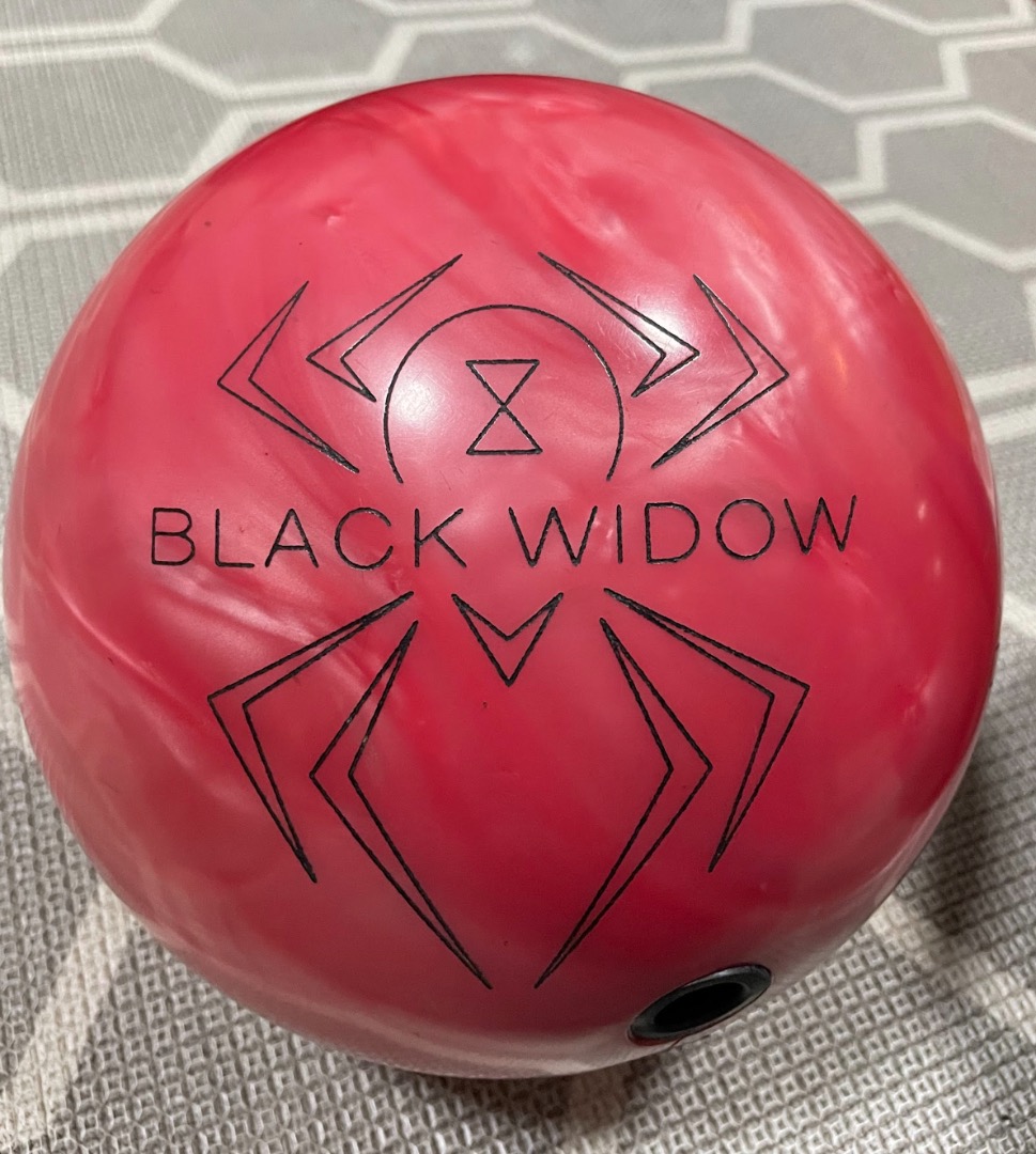 Steal 14lb Hammer Black Widow Pink Reactive Bowling Ball, Sports ...
