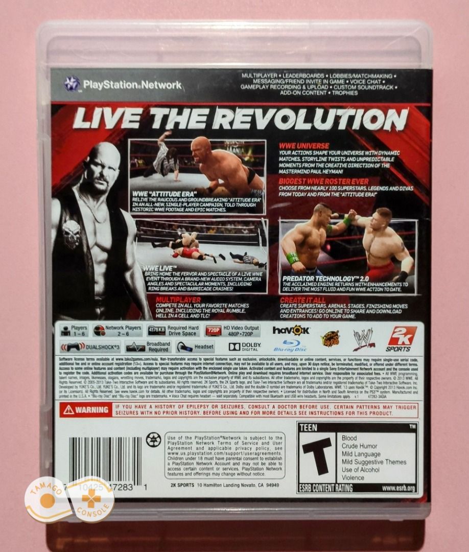 WWE '13 - [PS3 Game] [ENGLISH Language] [CIB / Complete in Box], Video ...