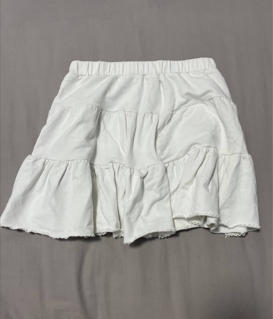 y2k ruffle layered skirt grunge fairycore, Women's Fashion, Bottoms ...