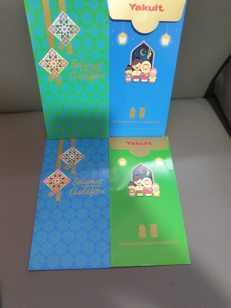 Yakult Hari Raya Money Packets, Hobbies & Toys, Stationery & Craft, Art ...