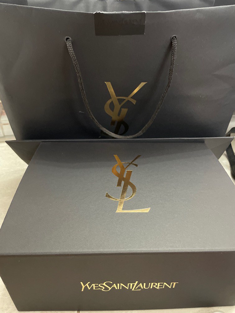 YSL BOX AND CARRIER, Luxury, Accessories on Carousell