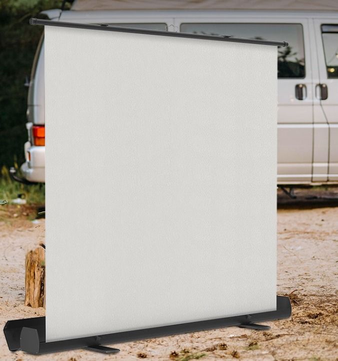 125 inch Oley Anti-Light HD Manual Pull-down Projection Screen for ...