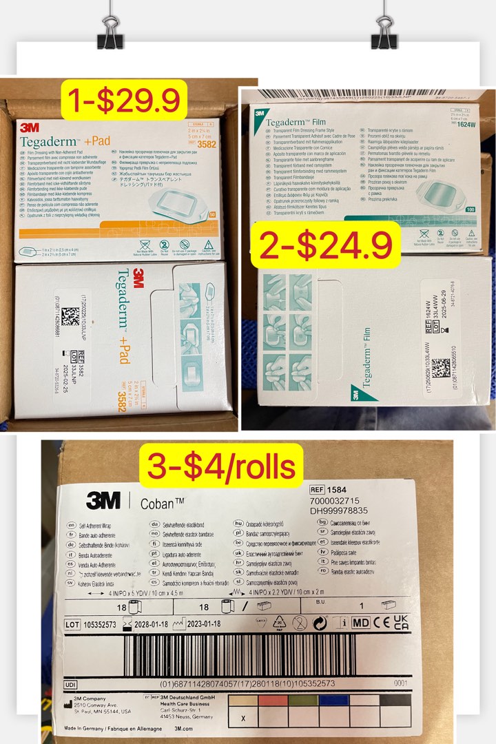 3M, Health & Nutrition, Medical Supplies & Tools on Carousell