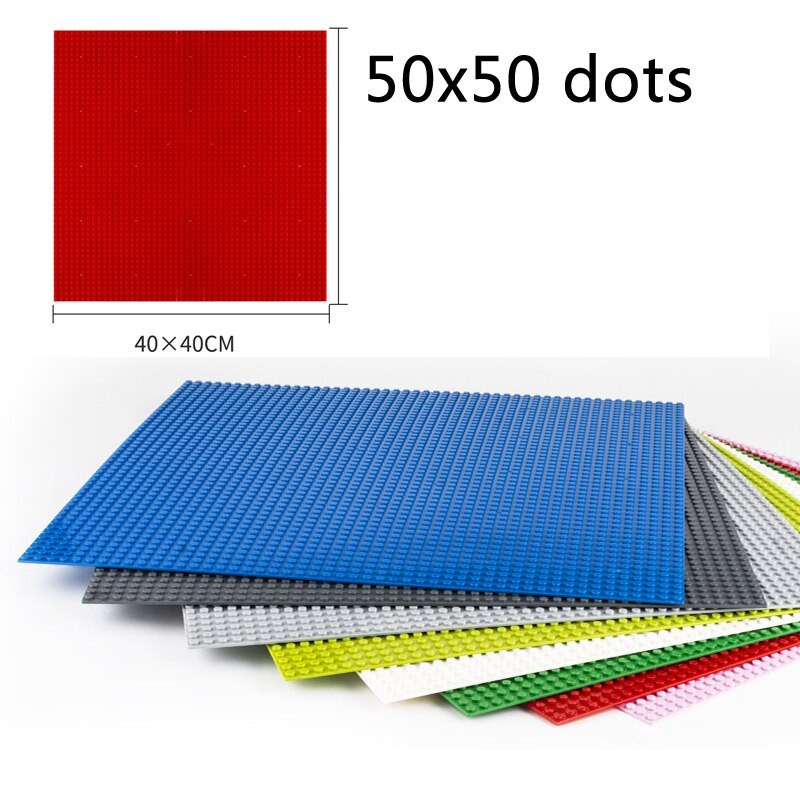 50*50 Dots Base Plates Classic Build Blocks Plate Assembly Brick ...