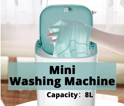 8L Portable Mini Washing Machine Mini Washer Baby Washing Machine ...