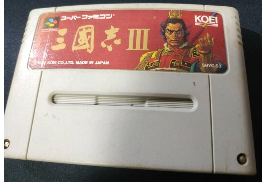 懷念經典 三國志3 三國志三 SFC 超任 超級任天堂 SFC卡帶 光榮, 電玩遊戲相關, 電玩、電腦遊戲軟體, Nintendo 任天堂在旋轉拍賣
