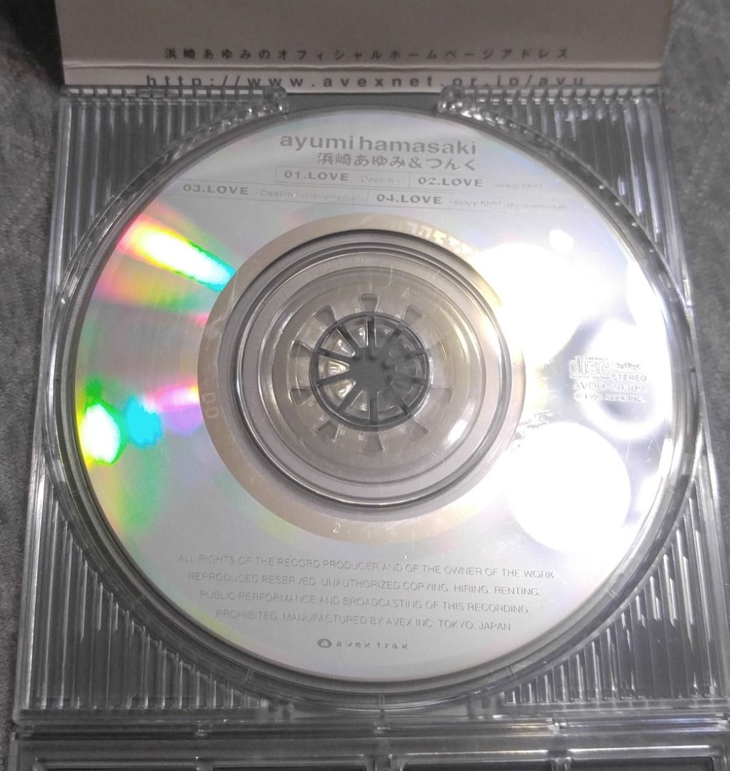 浜崎あゆみ (濱崎步) - LOVE〜Destiny〜 / LOVE〜since 1999〜 (2)日版 二手單曲 CD, 興趣及遊戲, 音樂 ...