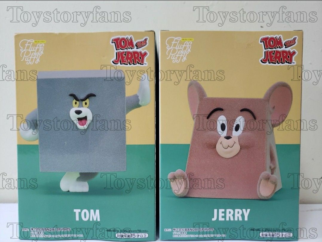 《靚盒》日版 全新 Fluffy Puffy Tom & Jerry Tom and jerry 模型 Figure 景品 行版 ...