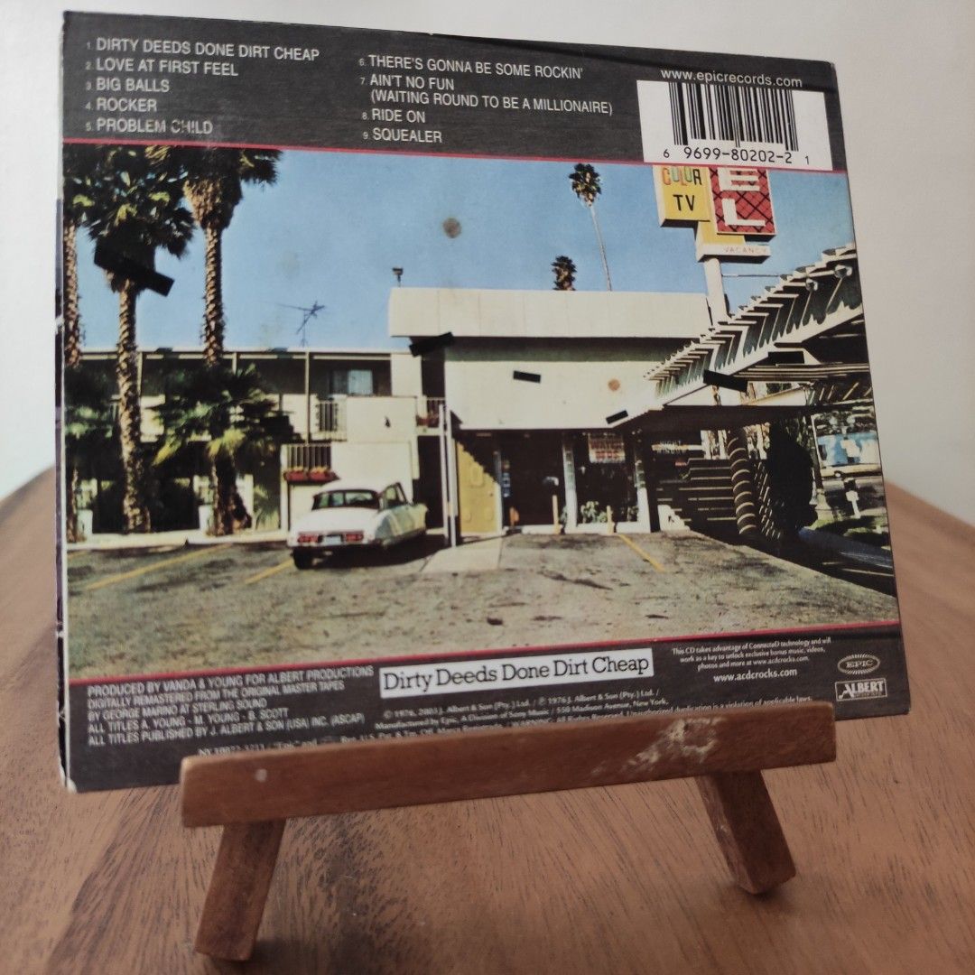 AC/DC - Dirty Deeds Done Dirt Cheap (CD), Hobbies & Toys, Music & Media ...