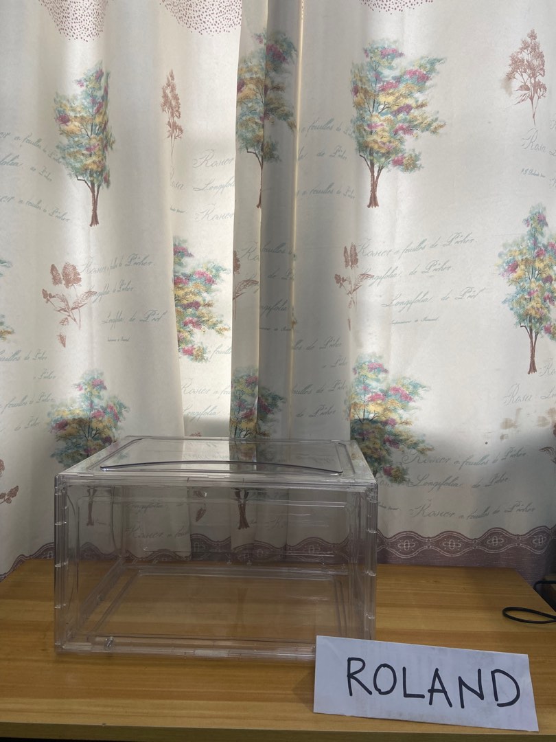 Acrylic Shoe Box Side Drop, Furniture & Home Living, Home Improvement ...