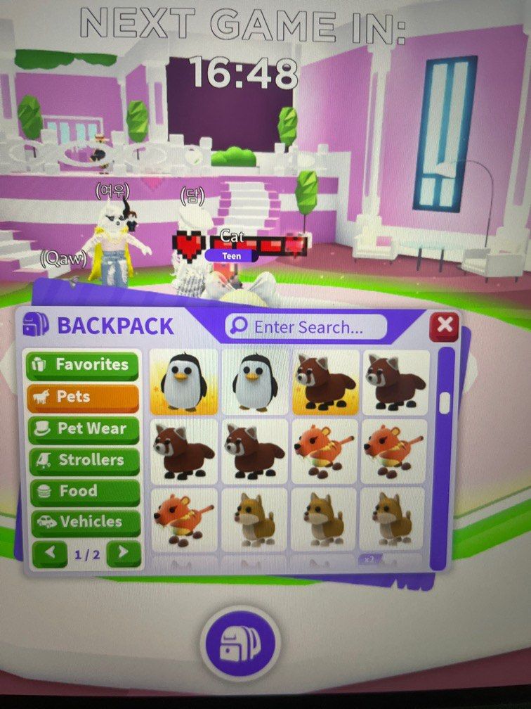 ADOPT ME PETS ROBLOX (SELLING IN SETS), 電子遊戲, 電子遊戲, 其他 - Carousell
