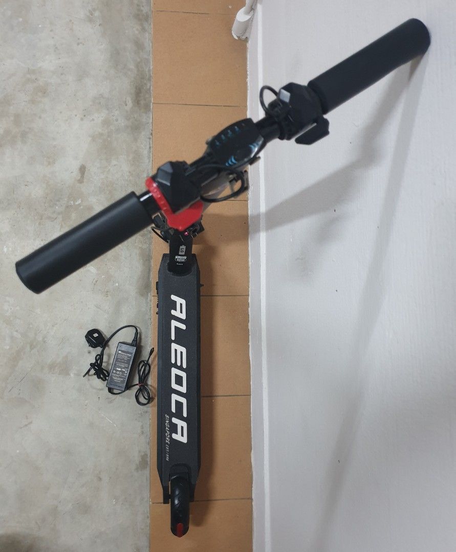 Aleoca E-Potenza Alloy Electric Scooter X.8, Black (Faulty Battery ...